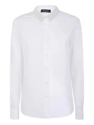 Fabiana Filippi Embellished-collar Shirt - White