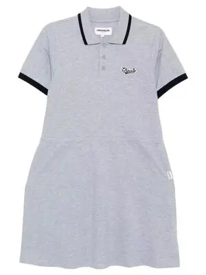 CHOCOOLATE Polo Dress - Grey