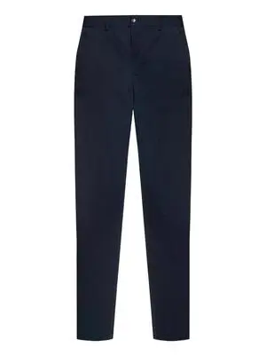 Etro Flat-front Cotton Trousers - Blue