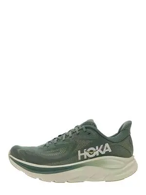 HOKA Clifton 10 Logo-Print Sneakers Green