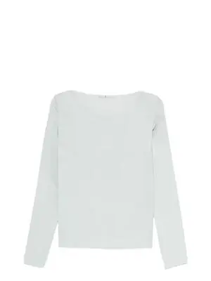 Ermanno Scervino Long-sleeve Boatneck Sweatshirt - Blue