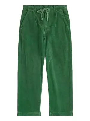 Ralph Lauren Pleated-front Corduroy Trousers - Green