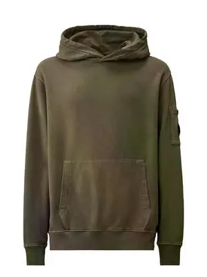 C.P. COMPANY Lens Detail Hoodie - Brown