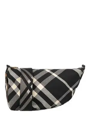 Burberry Cross-body Bag With Signature Print - Black