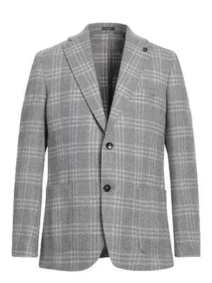 BRERAS MILANO Blazer Light Size Virgin Wool, Polyamide - Grey
