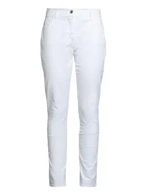 AERONAUTICA MILITARE Cotton-elastane Twill Pants - White