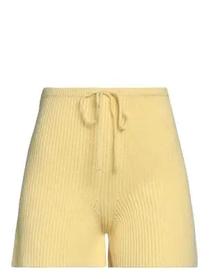 SOLOTRE Cashmere Knit Hot Pants - Yellow