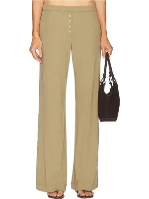 LESET Pointelle Boxer Pant - Cypress