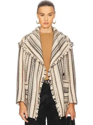 Isabel Marant Illisa Coat - Ecru