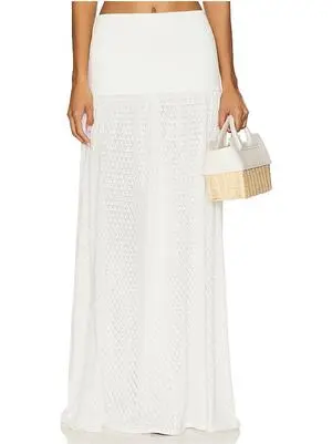 4TH & RECKLESS Avani Midi Skirt - White