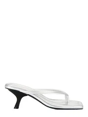 ST. AGNI Thong Heel - Silver