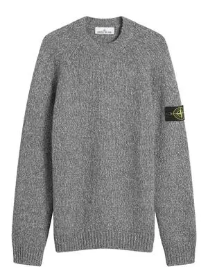 Stone Island Mouline Wool Jumper - Grey