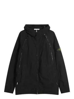Stone Island David Light-tc Hooded Jacket - Black