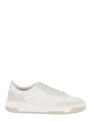 BOSS Leather Low-top Sneakers - White