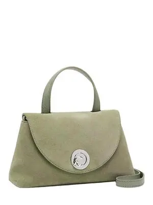COCCINELLE Nikla Suede Tote - Green