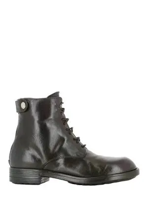 Officine Creative Lace-up Combat Boots - Brown