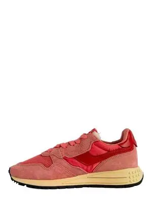 AUTRY Suede-mesh Low Top Sneakers - Pink
