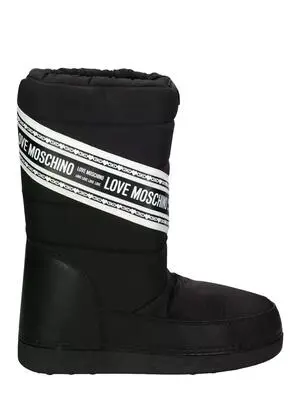 Moschino Logo-print Snow Boots - Black