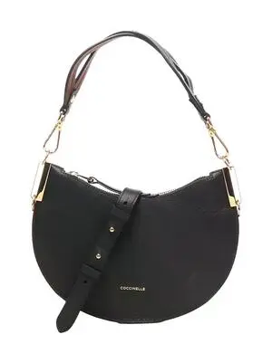 COCCINELLE Small Sunup Half-moon Shoulder Bag - Black