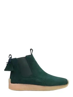 Clarks Radlett Suede Chelsea Boots - Green