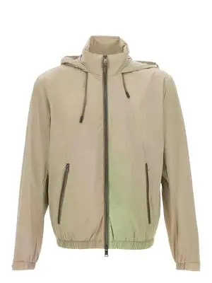 BOSS Hooded Zip Jacket - Neutrals