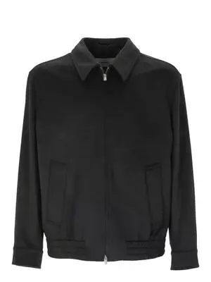 LARDINI Zip-fastening Jacket - Black