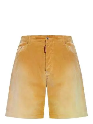 Dsquared2 Corduroy Five-Pocket Shorts Brown