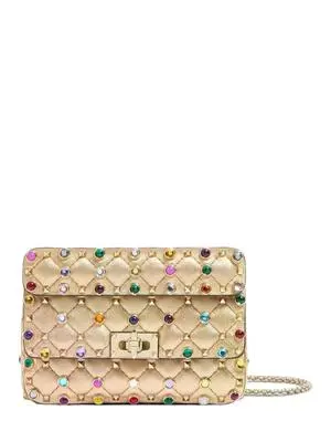 Valentino Garavani Rockstud Spike Shoulder Bag - Neutrals