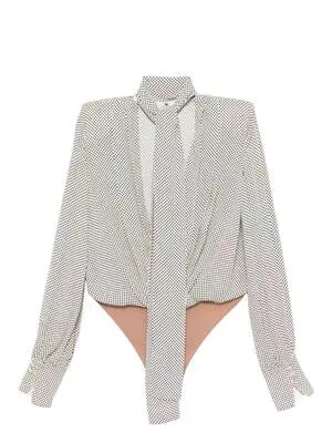 Elisabetta Franchi Polka-dot Blouse - White