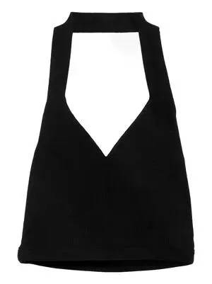 WARDROBE.NYC V-Neck Ribbed Top