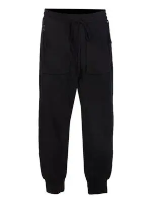 THOM KROM Elasticated-waist Pocket Trousers - Black