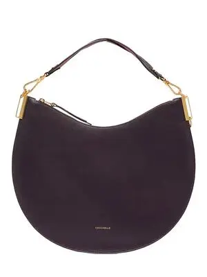 COCCINELLE Large Sunup Leather Shoulder Bag - Purple