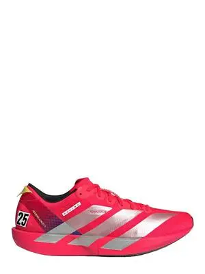 Adidas Adizero Adios 9 Athletic Sneakers - Lucid Red/silver Metallic/pure Sulfur