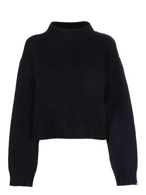 Extreme Cashmere Mock Neck Jumper - Blue