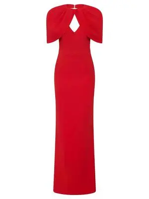 Rebecca Vallance Cameron Cape Gown - Red