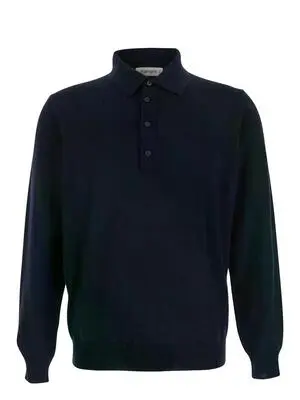 KANGRA Four-button Polo Shirt - Blue