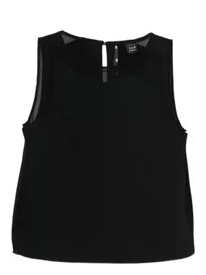 Marella Sleeveless Top - Black