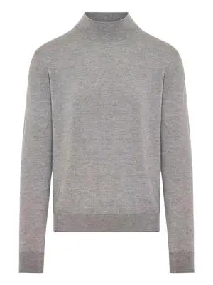 Corneliani Roll Neck Sweater - Grey