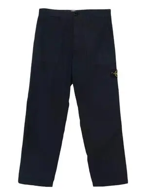 Stone Island Patch-pocket Trousers - Blue