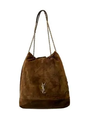 Saint Laurent Jamie Quilted Chain-strap Shoulder Bag - Brown