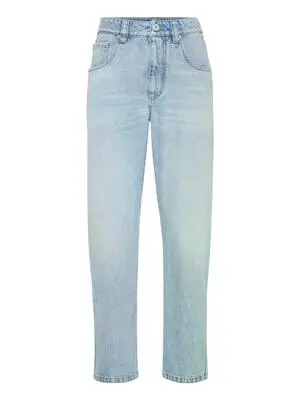 Brunello Cucinelli 5-pocket Straight-leg Jeans - Blue