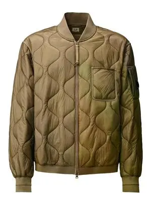 C.P. COMPANY Quilted Bomber Jacket - Neutrals