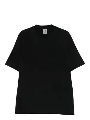 RHUN Crew-neck Cotton T-shirt - Black