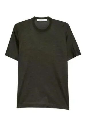 Carven Round-neck Silk T-shirt - Green