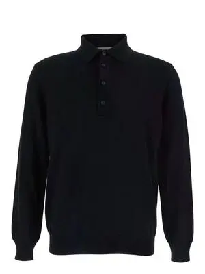 KANGRA Four-Button Polo Neck Sweater