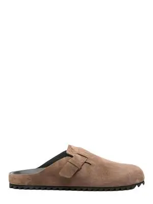 Officine Creative Suede Clogs - Neutrals