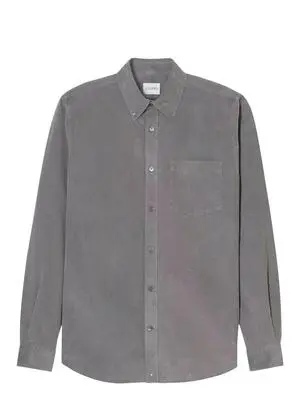 Closed Button-down Shirt - Grey