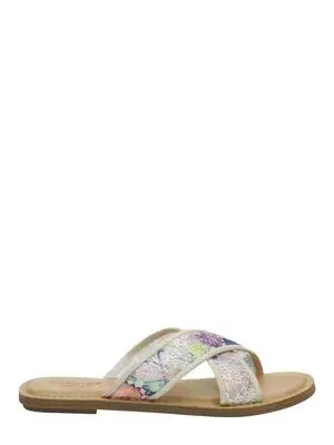 Toms Viv Multi Rainbow Sandals - White