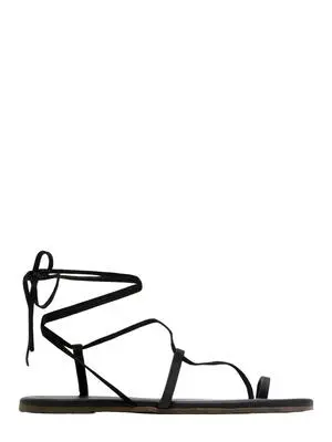 TKEES Jo Leather Lace-Up Sandals