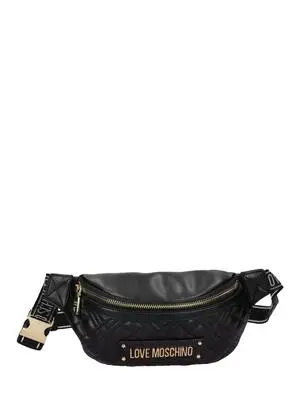 Moschino Quilted Belt Bag - Black
